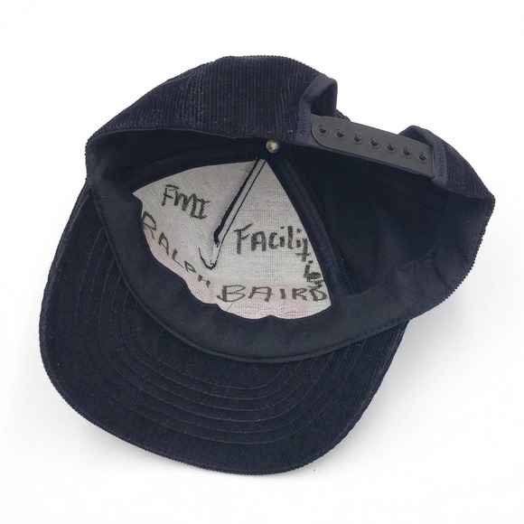 Vintage | Accessories | Vintage Trane Corduroy Snapback Trucker Hat Usa ...